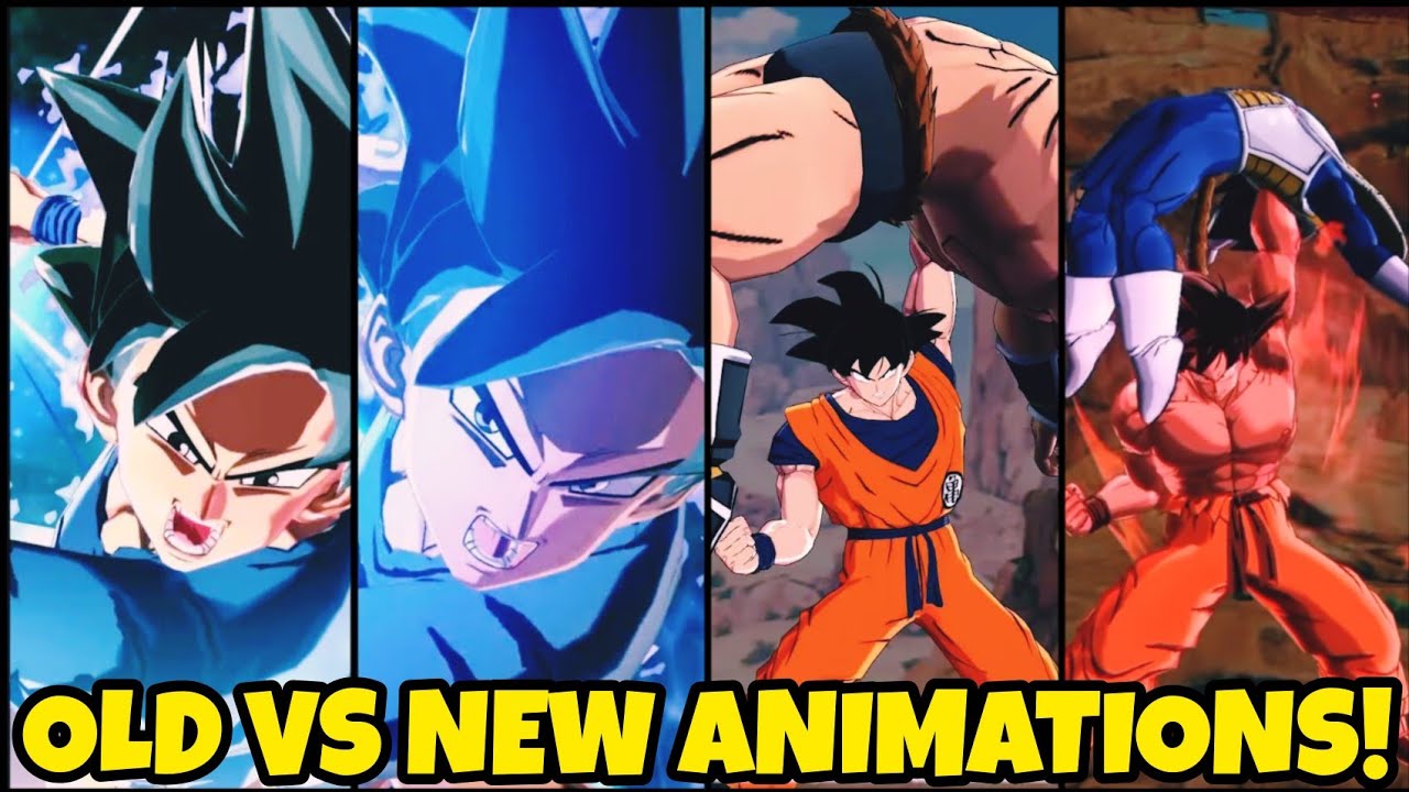 Old Animations VS How They Look Now in Dragon Ball Legends [Part 2 ...