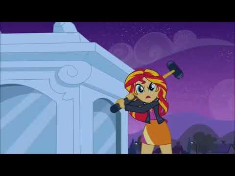 Silver blasts and Tells off Sunset Shimmer