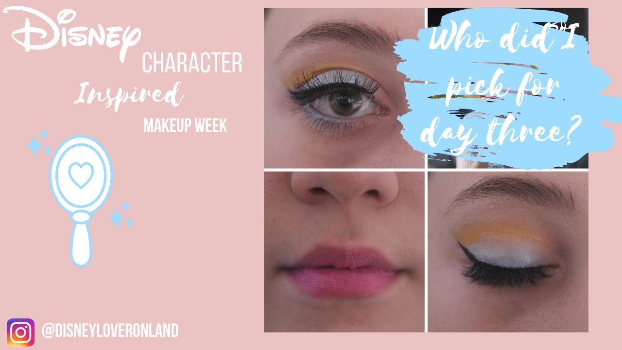 Disney Character Inspired Makeup Week: Day 3 - YouTube