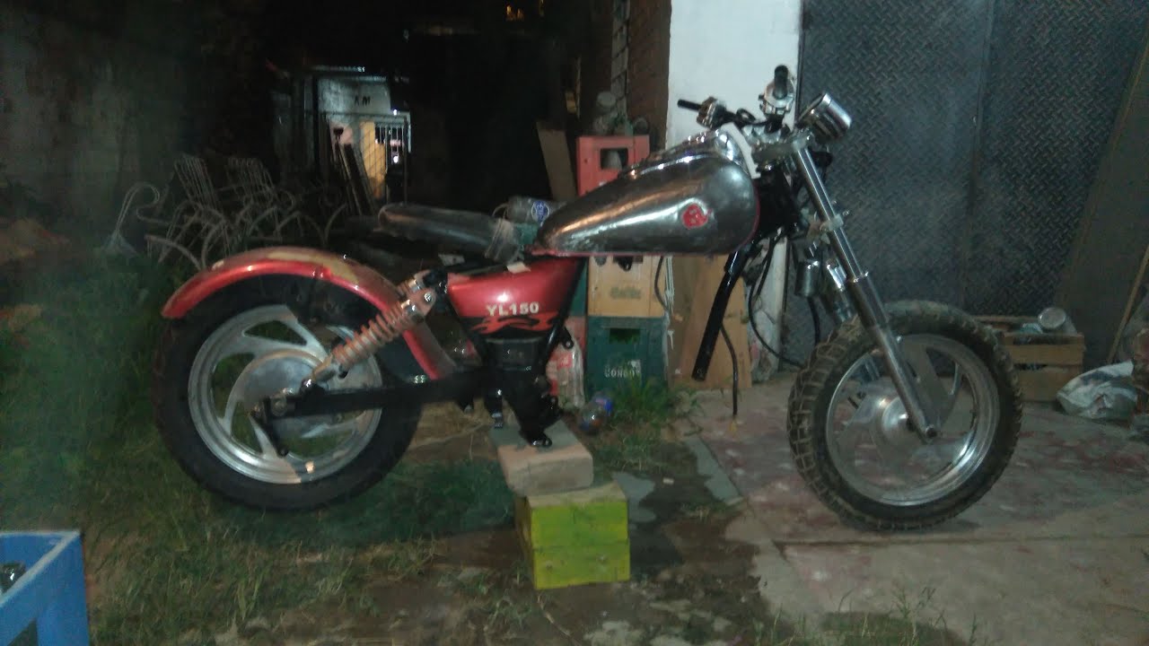 Gilera YL 150 Bobber fase 2 desarme y restauración - YouTube