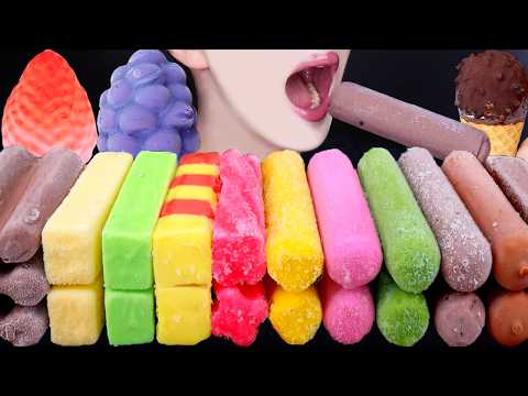 ASMR CHOCOLATE ICE CREAM NUTELLA DESSERT MUKBANG 초콜릿 아이스크림 먹방 チョコレートアイスクリーム 咀嚼音 EATING SOUNDS