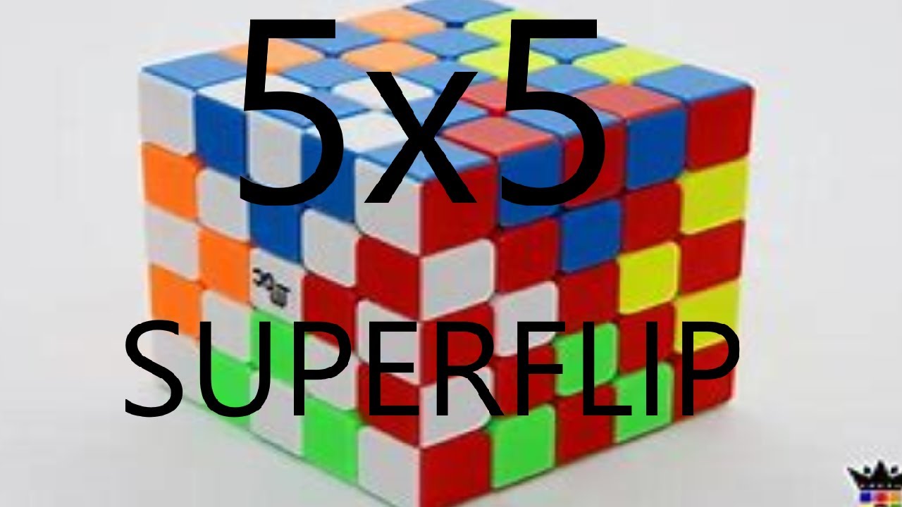 How to SuperFlip a 5x5 Rubik’s Cube!! - YouTube