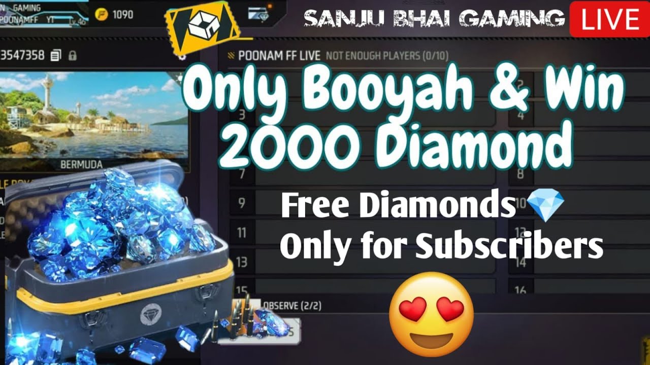 FREE FIRE LIVE GIVEAWAY | DIAMONDS GIVEAWAY | CUSTOM ROOM GIVEAWAY |# ...