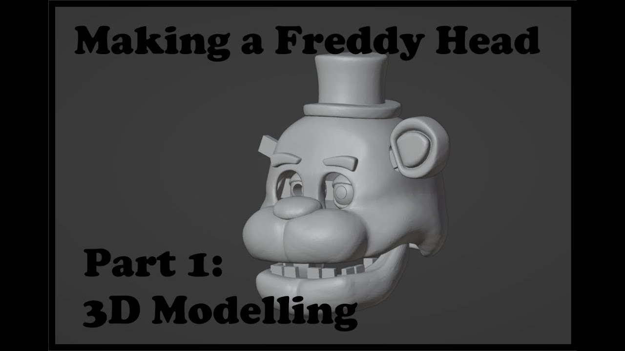 Making a 3d printed Freddy Fazbear head---Part 1 - YouTube