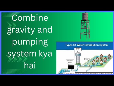 what is combine gravity and pumping system..and its advantages || water ...