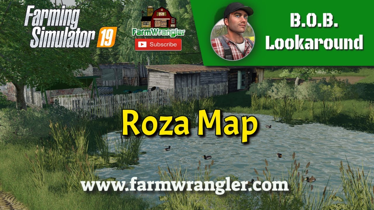 B.O.B. Lookaround - Roza Map - Farming Simulator 19 - YouTube