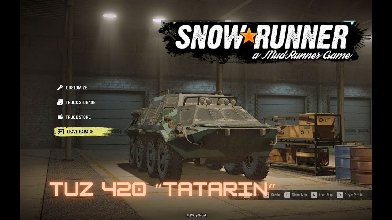 How to get/Jak zdobyć TUZ 420 Tatarin, SNOWRUNNER, gameplay - YouTube