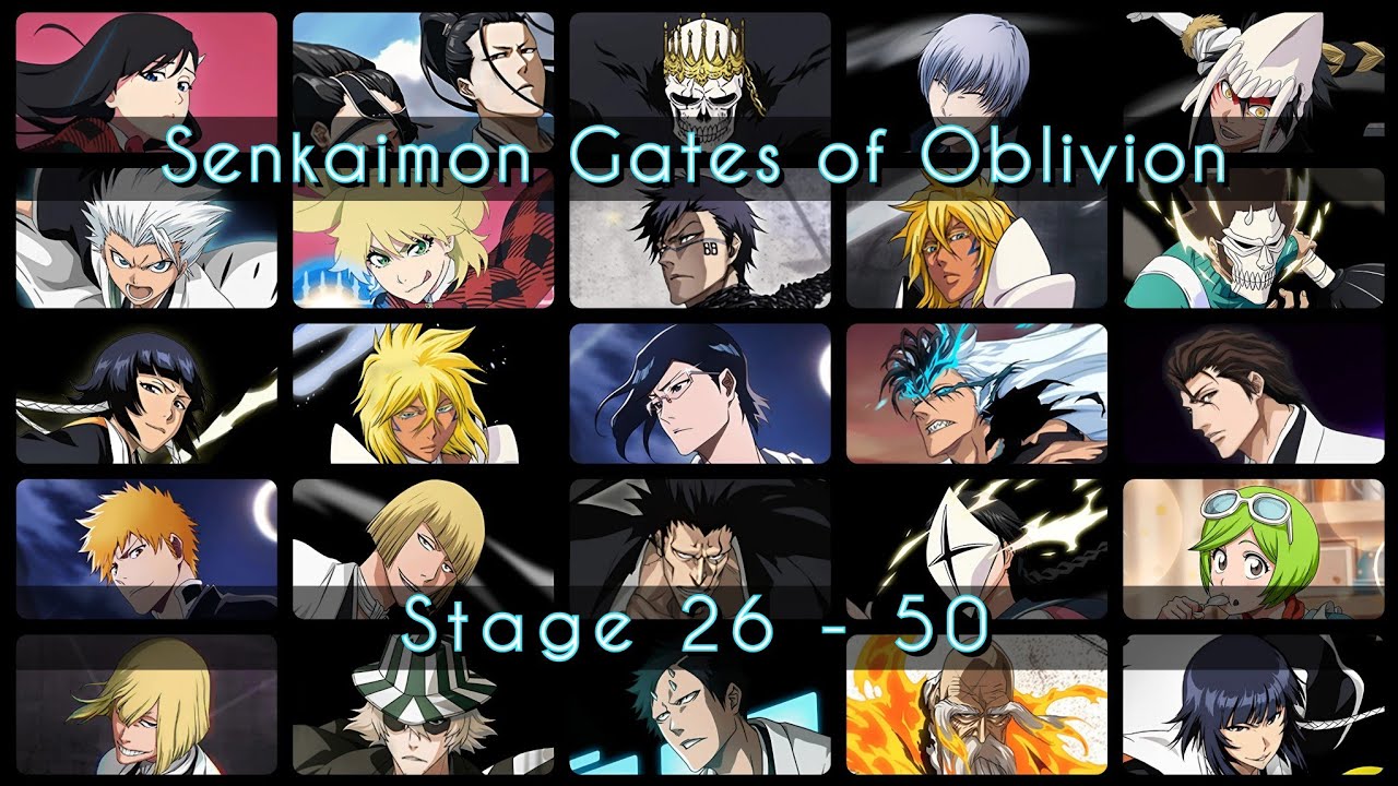 Bleach Brave Souls | Senkaimon Gates of Oblivion | Stage 26 - 50 - YouTube