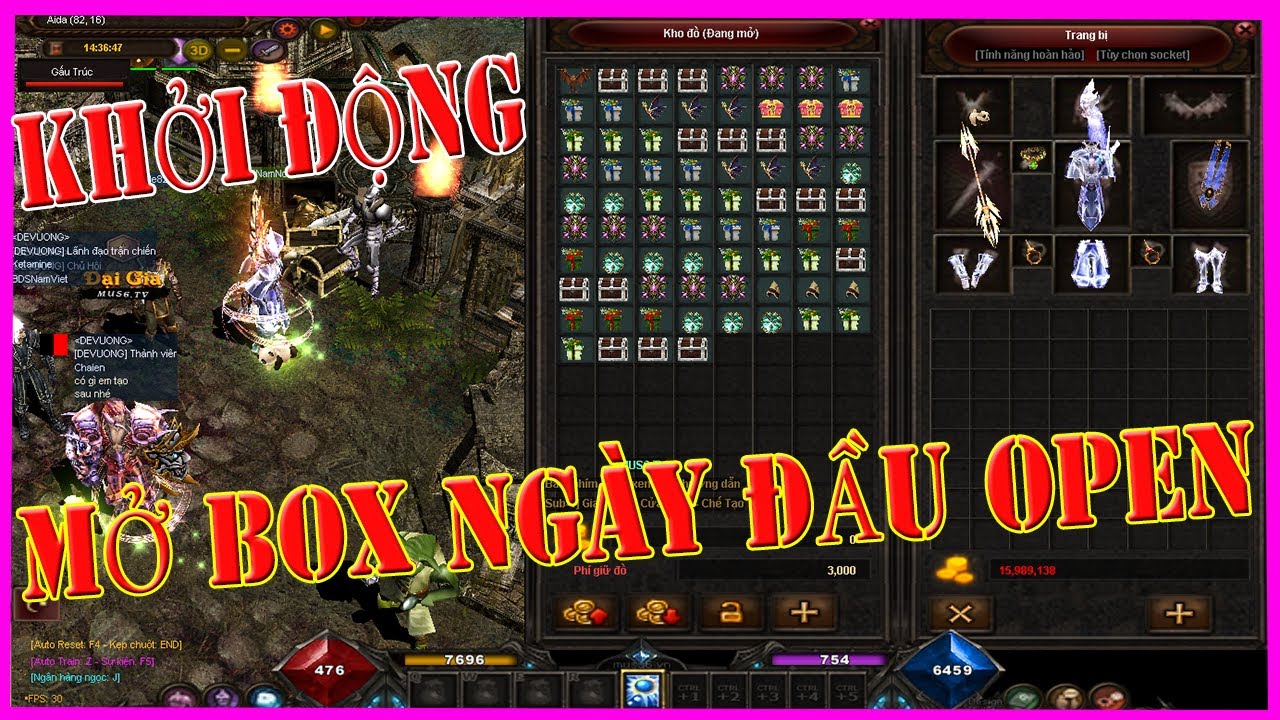 Mu Online Mới Ra 2023 | Open Ngày Đầu Test Nhân Phẩm Mớ Box Năm Mới Hi ...