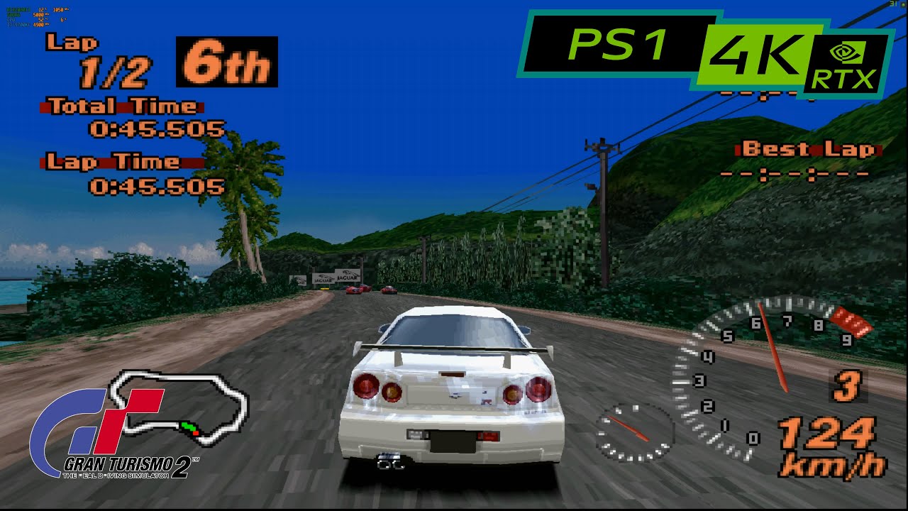 Gran Turismo 2 / 4K PS1 emulator ePSXe / RTX 2080ti - YouTube