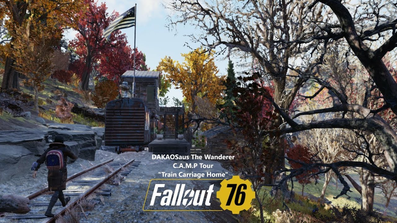 Train Carriage Home | Fallout 76 C.A.M.P - YouTube