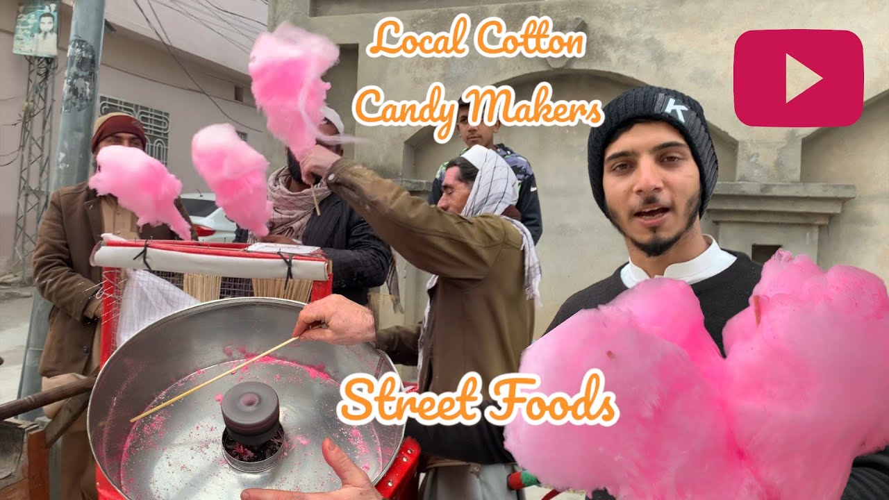 Street food Cotton Candy | cotton candy making vlog | cotton candy ...