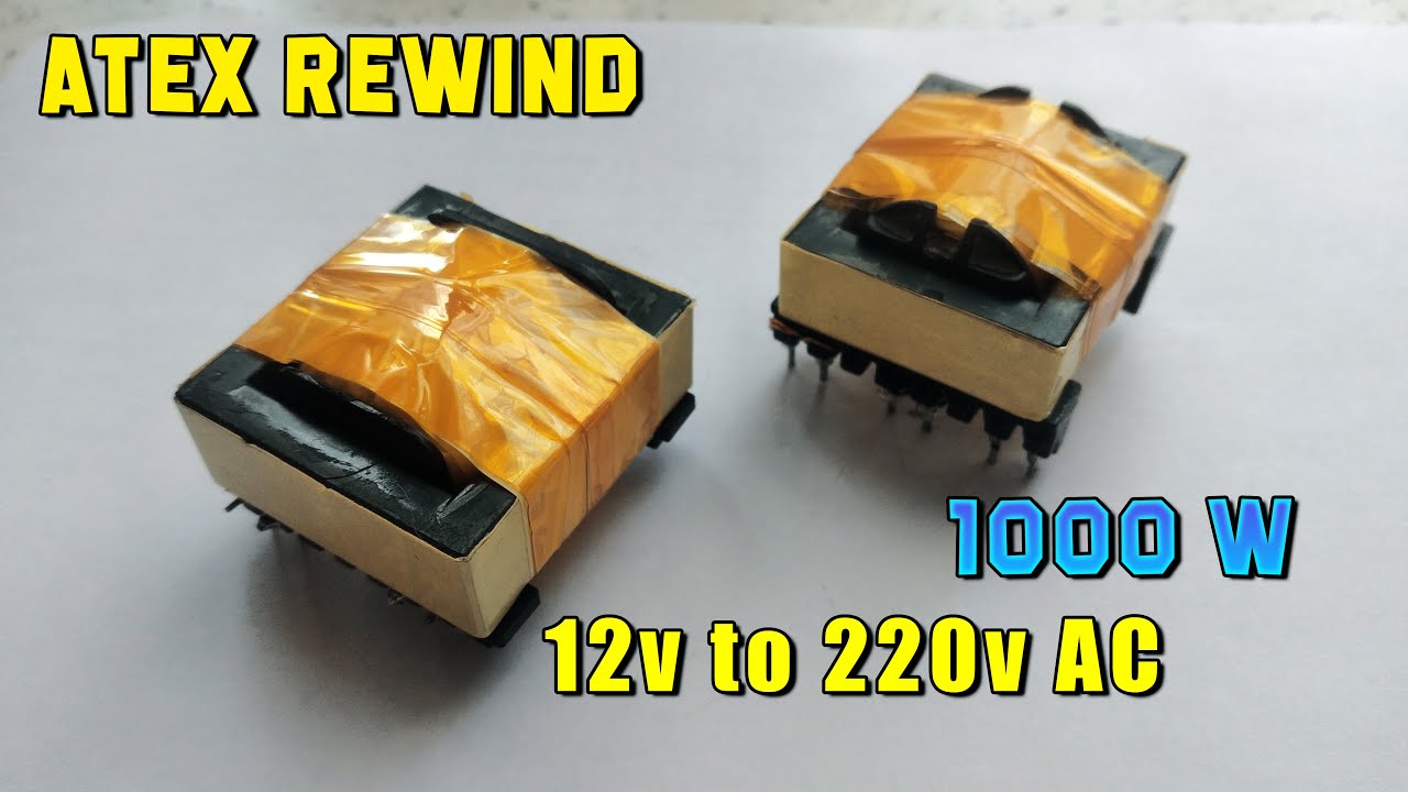 DIY Inverter ATX Transformer | Step-by-Step Easy Build ⚡🔧 - YouTube