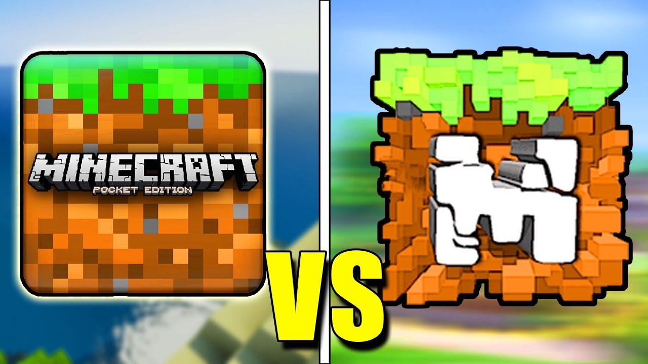 MINECRAFT POCKET EDITION VS MAXI CRAFT | MCPE VS MAXICRAFT - YouTube