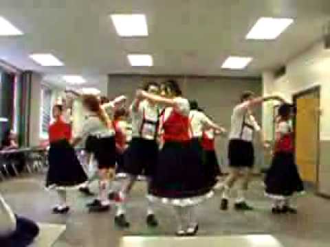 Bellaire German Dance State Level Landler - YouTube