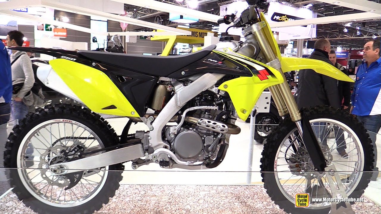 2016 Suzuki RMZ 250 - Walkaround - 2015 Salon de la Moto Paris - YouTube