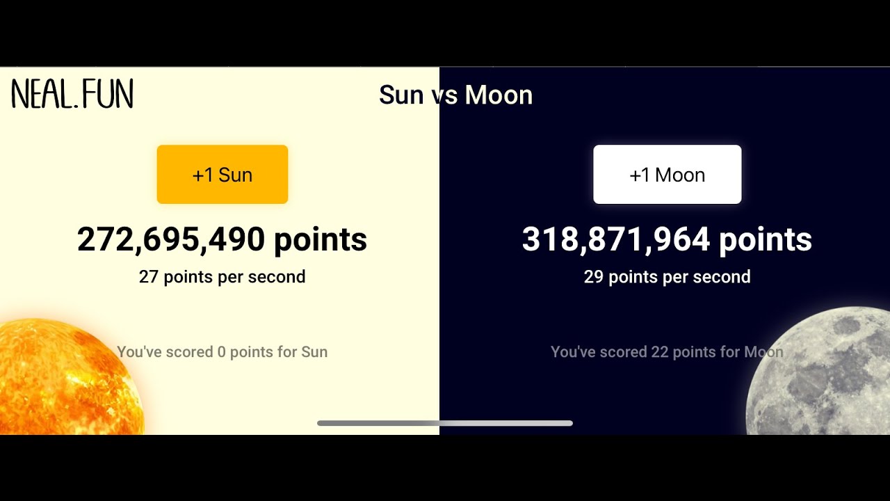 Sun VS Moon LIVE - YouTube