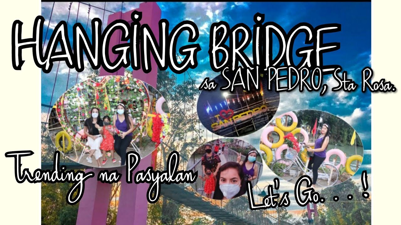 Trending Hanging Bridge in Sta Rosa, Nueva Ecija / Evanz Ramirez - YouTube