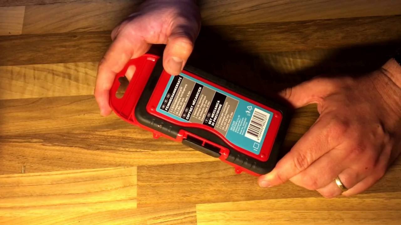 Powerfix Profi + Feinmechaniker Satz Von Lidl unboxing und Anleitung ...