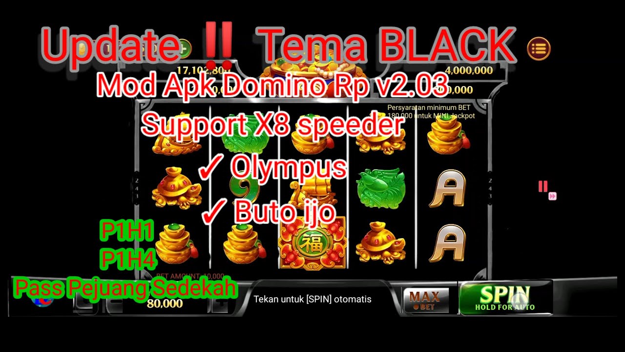 Update Tema BLACK ‼️ Mod Apk Domino Rp v2.03 + Pakai Password 🔥🔥 - YouTube