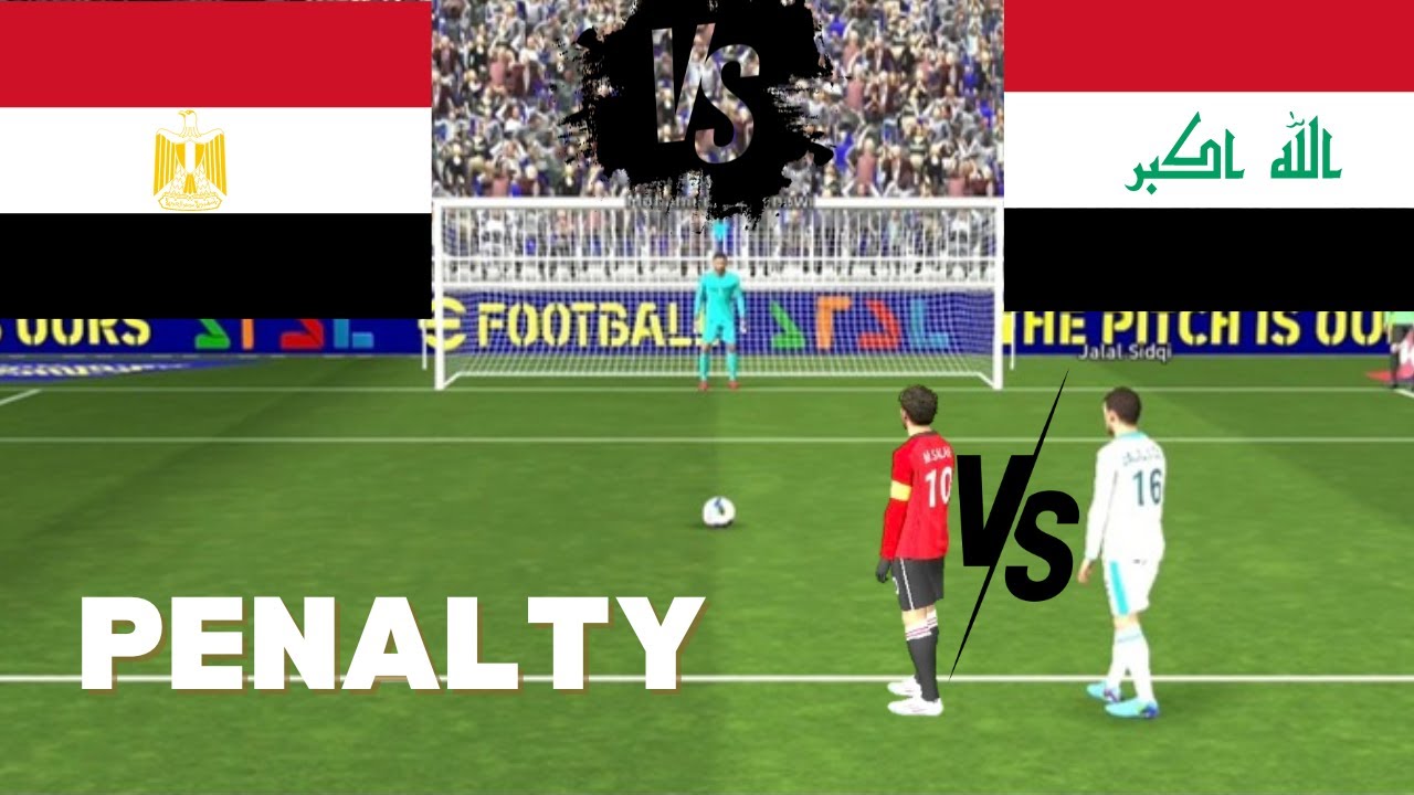 IRAQ VS EGYPT PENALTY SHOOTOUT 🤯MATCH | JALAL SIDQI VS MOHAMED SALAH | eFOOTBALL™ GAME - YouTube