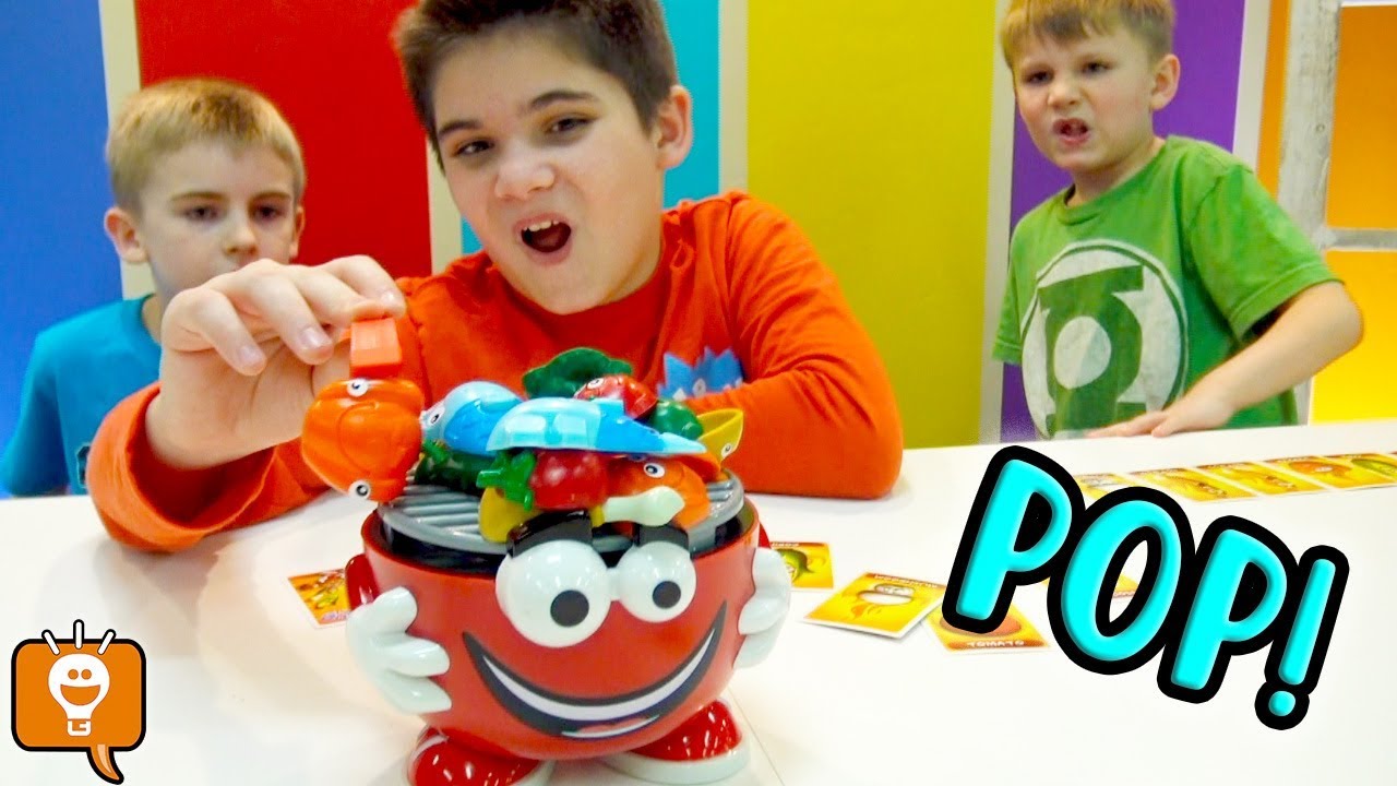 BBQ Party Game! POP Goes the Barbecue by HobbyFamilyTV - YouTube