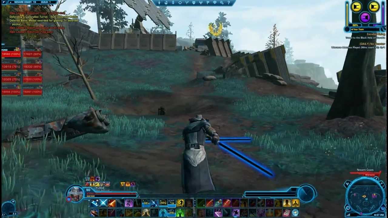 Let's PvP SWTOR #3: Purge (Jedi Sent) Novare Coast - YouTube