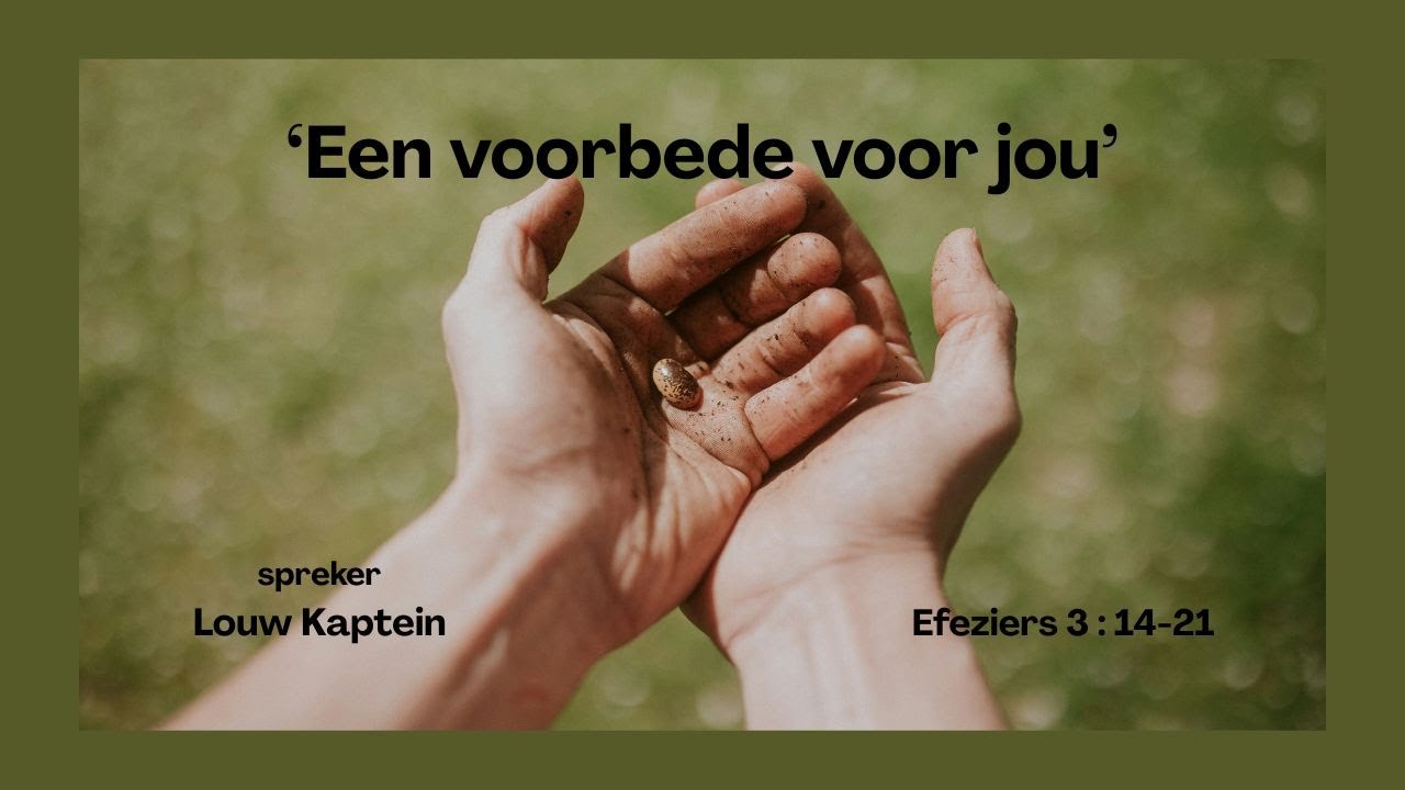 "Een voorbede voor jou' - YouTube