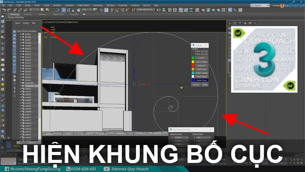 HIỂN THỊ KHUNG BỐ CỤC KHUNG NHÌN | 3dsmax quy hoạch - YouTube