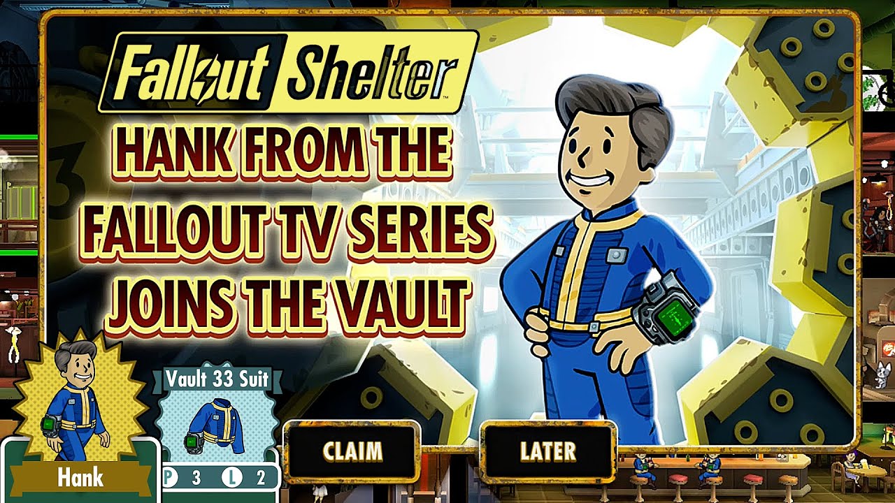 Fallout Shelter - How to find Hank from the TV show - YouTube