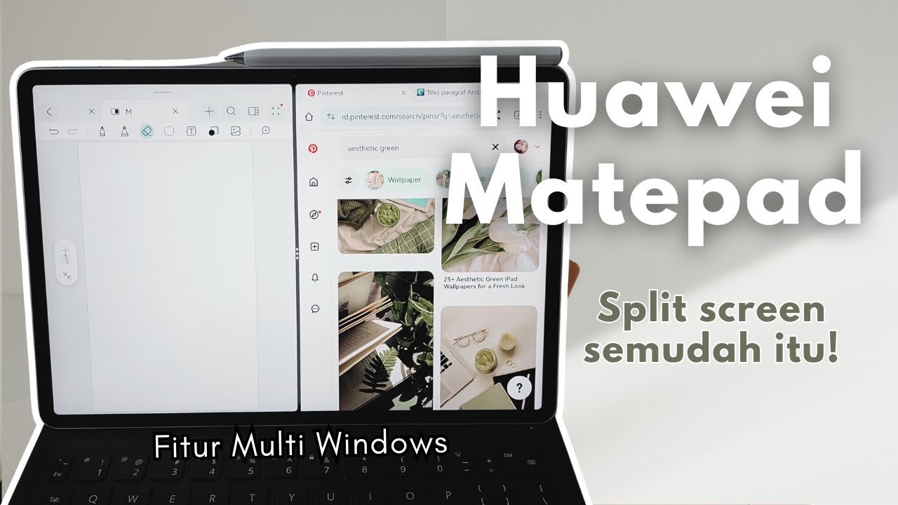 Cara Split Screen/Multi Windows - Huawei Matepad 11,5s" - Cara membagi layar - YouTube