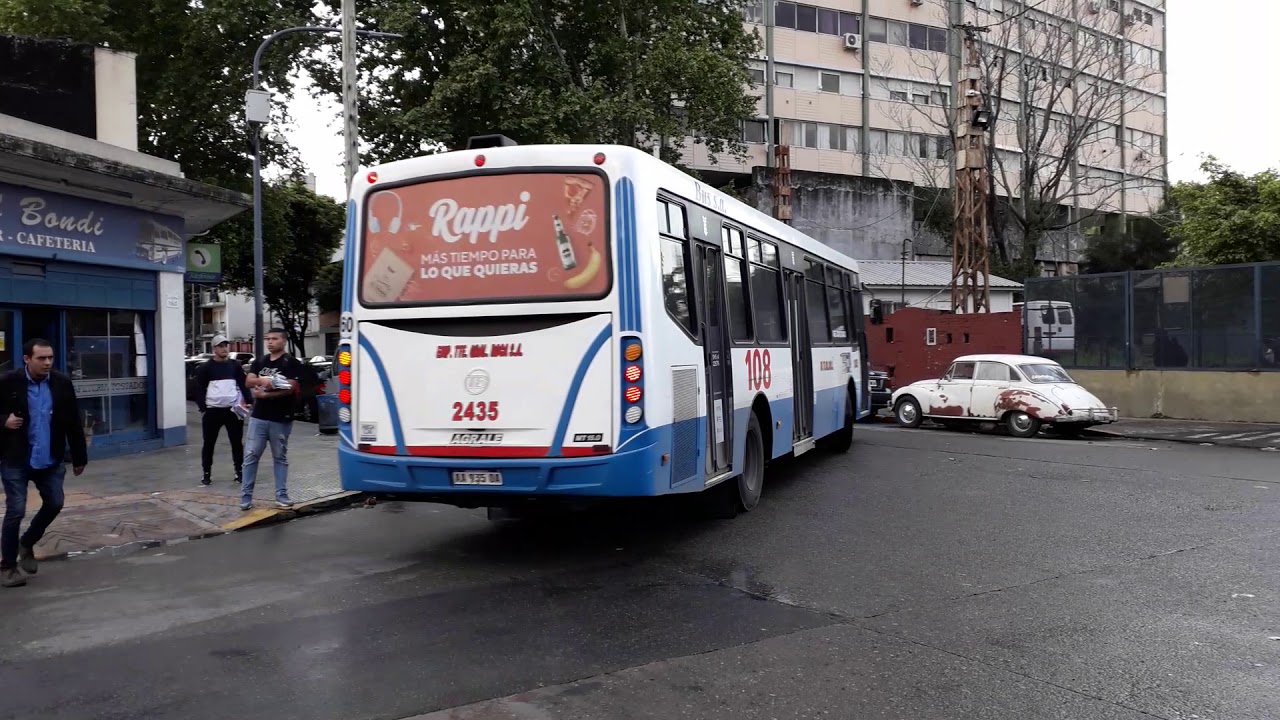 Línea 108 TODO BUS POMPEYA II en Liniers - YouTube
