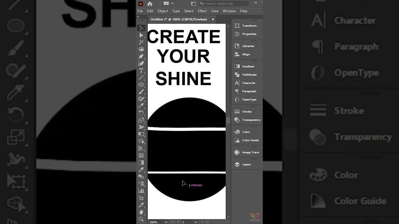 Morph Text Into An Object In Adobe Illustrator 2022 Youtube Shorts Morph Text Into An Object In Adobe Illustrator 2022 Youtube Shorts