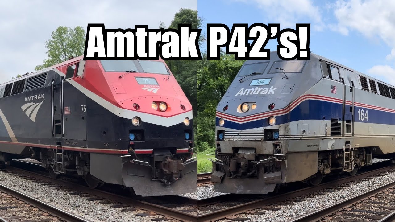 Amtrak Phase IV and Phase VII Locomotives in Northern Virginia! 7.30. ...