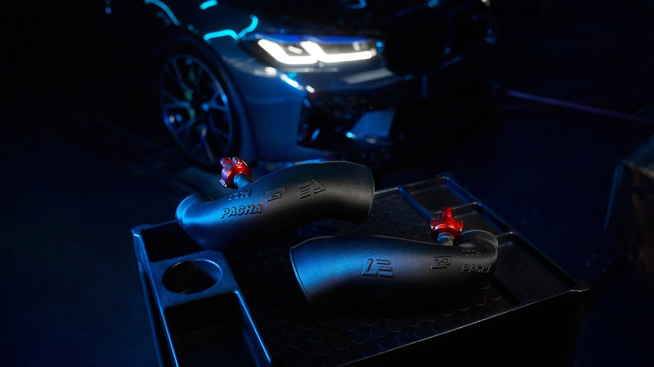 BMW M5 F90 Inlets by Level Performance - YouTube