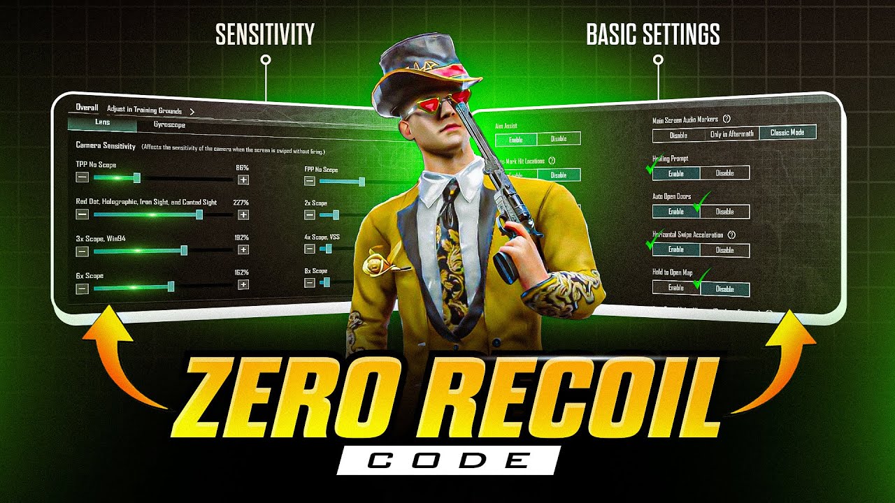 CHANGE THIS ONE SETTING NOW TO GET NO RECOIL SPRAYS | PUBG MOBILE TIPS ...