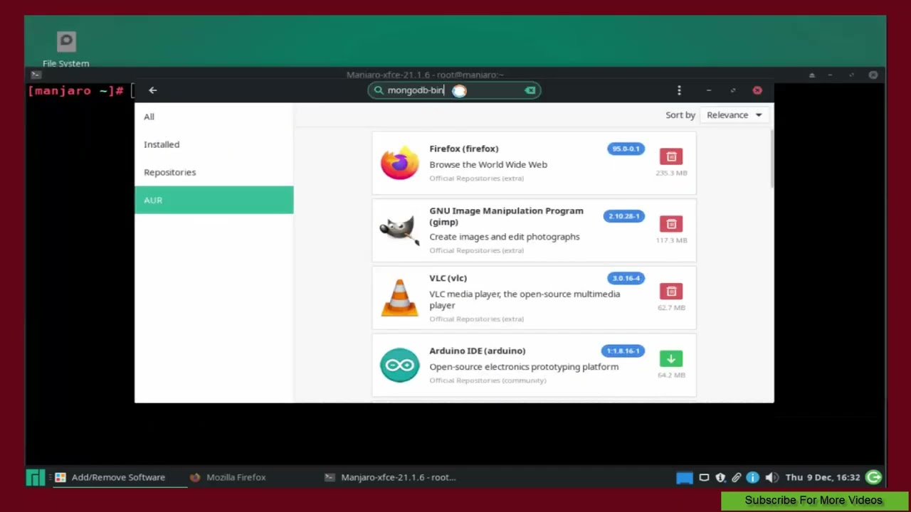 Manjaro / Arch - installing MongoDB On Manjaro 21.2.0 Linux - YouTube