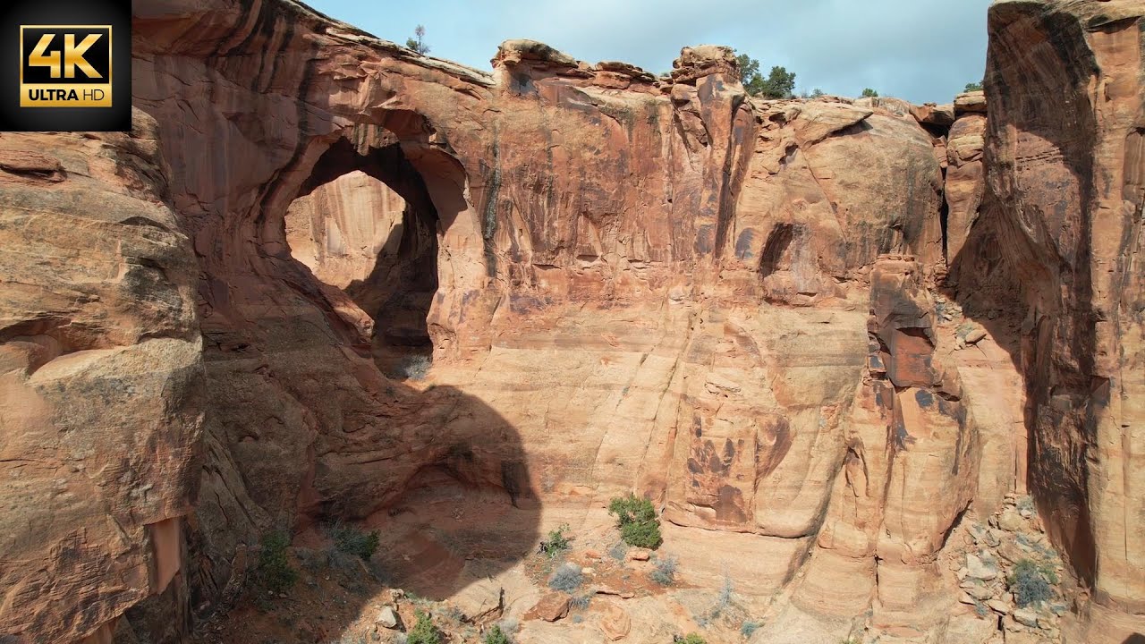 Visiting Scenic Gemini Bridges in Moab Utah in Stunning 4K - YouTube