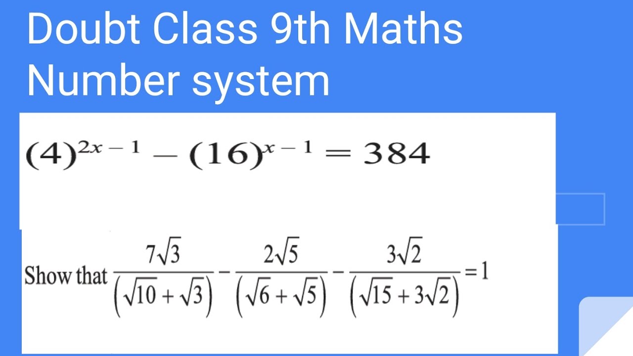Class 9th maths doubts question of students###eduction - YouTube