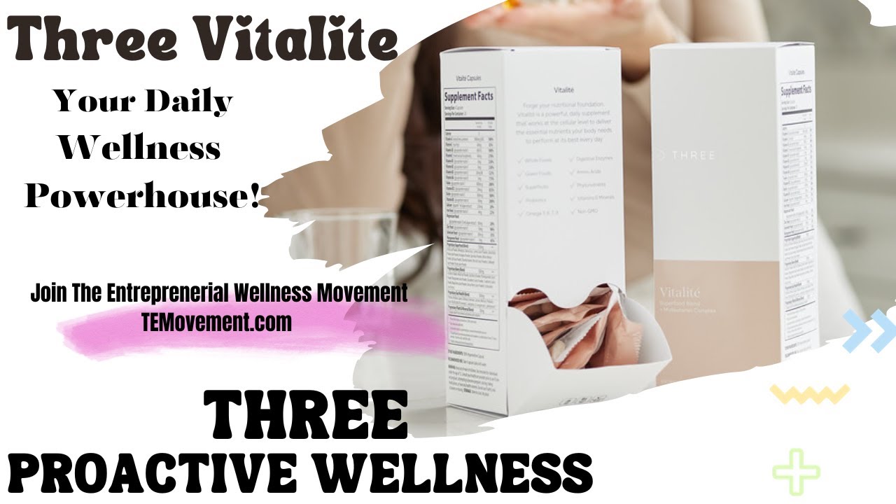 Three Vitalité – Your Daily Wellness Powerhouse! - YouTube
