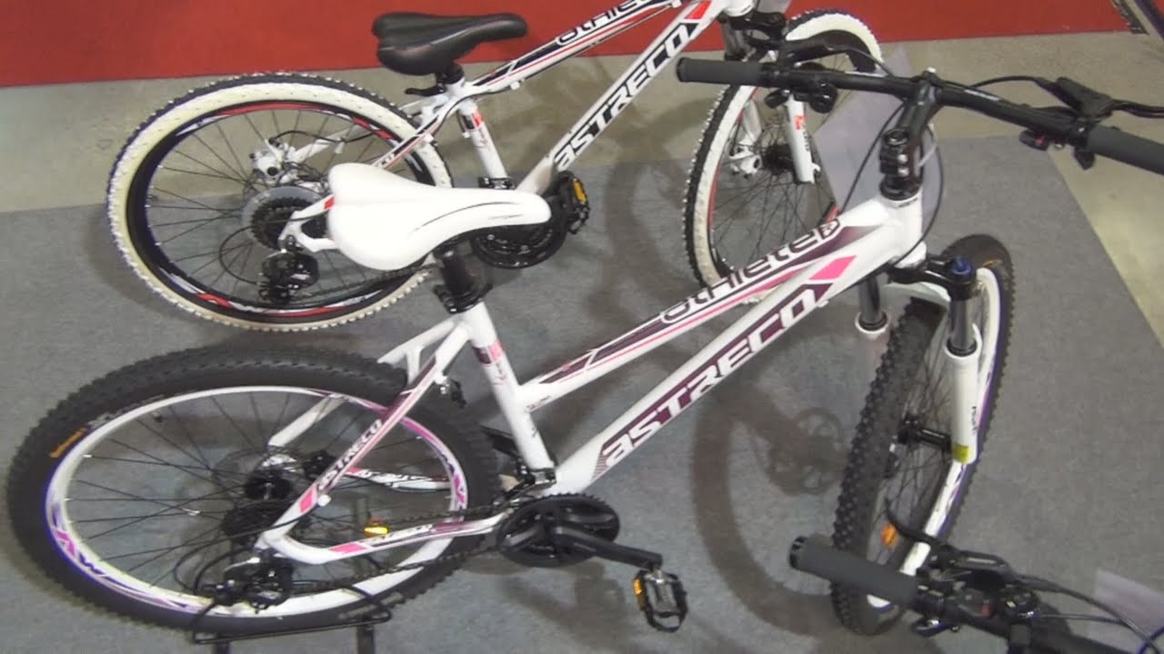Astreco Bike AS14 Astreco Athlete Lady 26"x480 in 3D - YouTube
