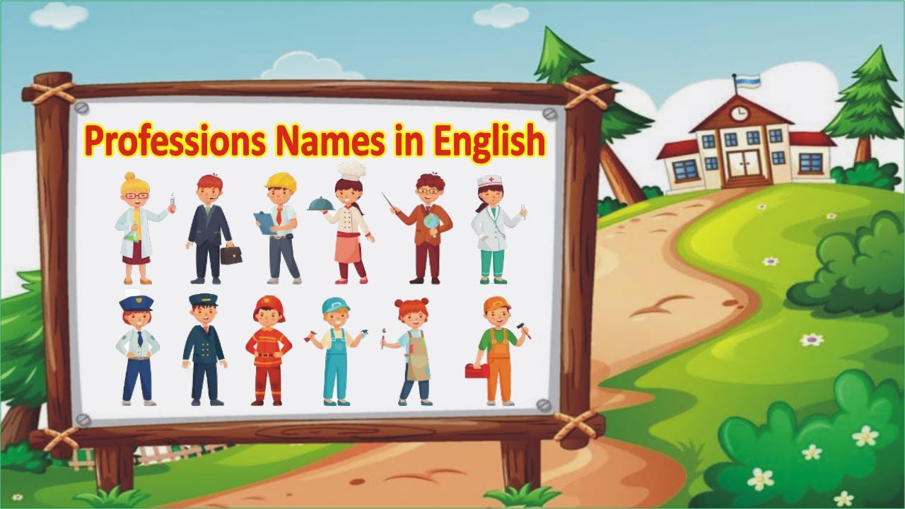 Learn Names of Professions in English with Pictures || Occupations ...