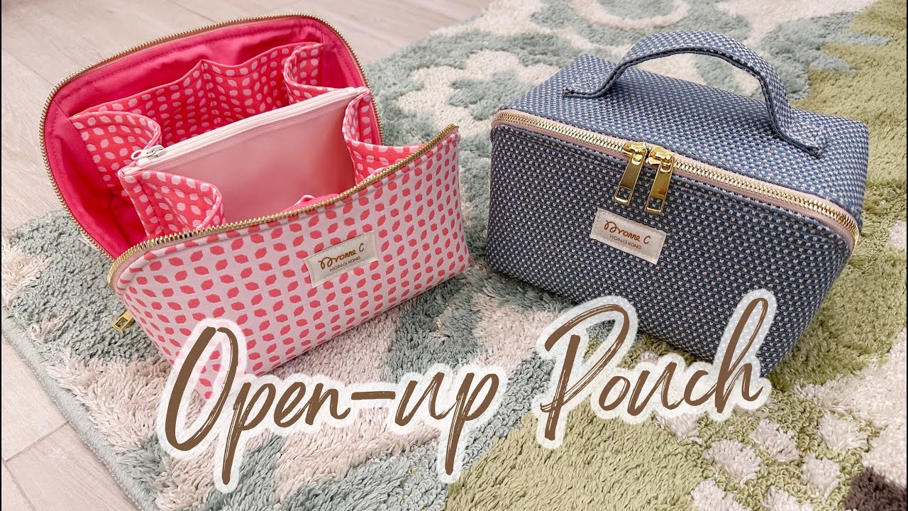 How to Make an Open-Up Pouch / Cosmetic Pouch / Multi-Purpose Pouch ...