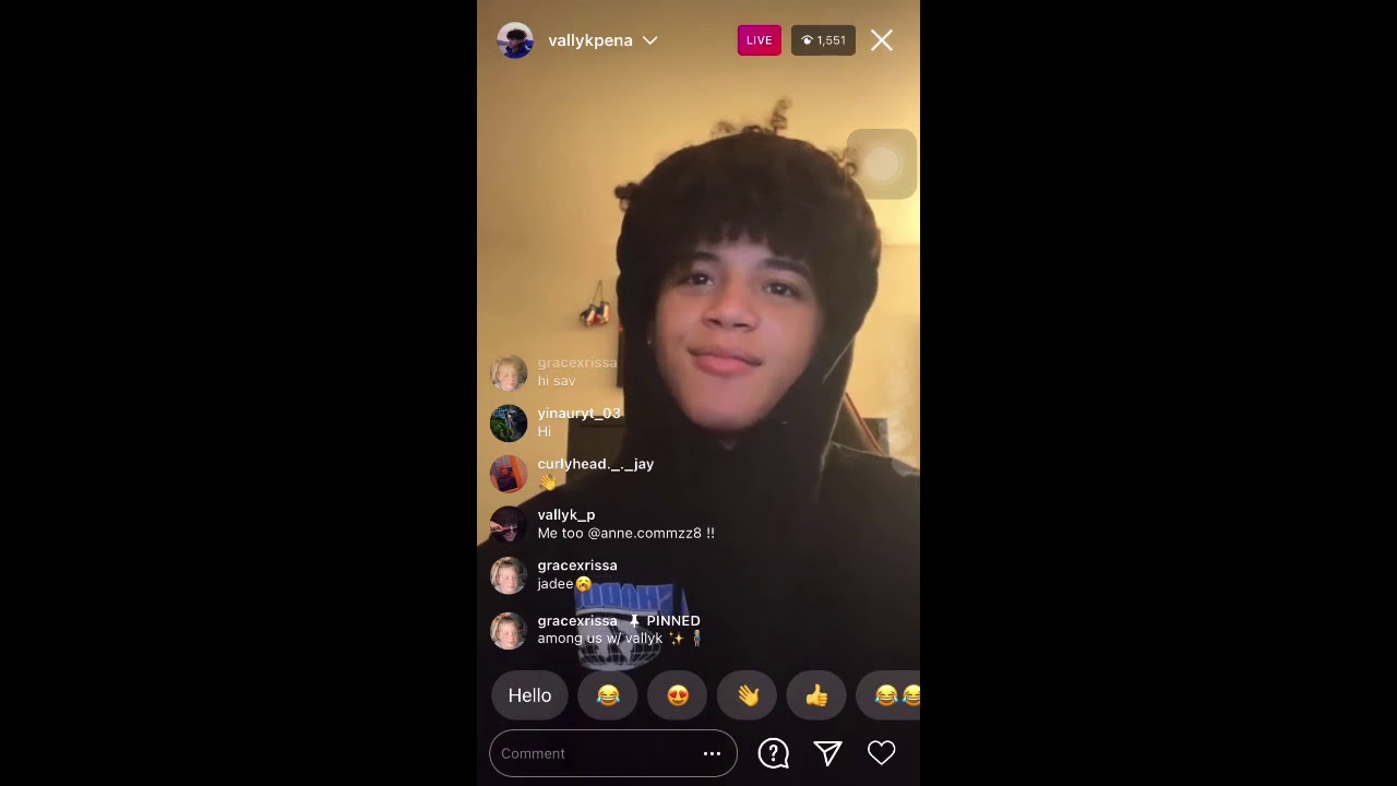 vallyk pena instagram live - YouTube