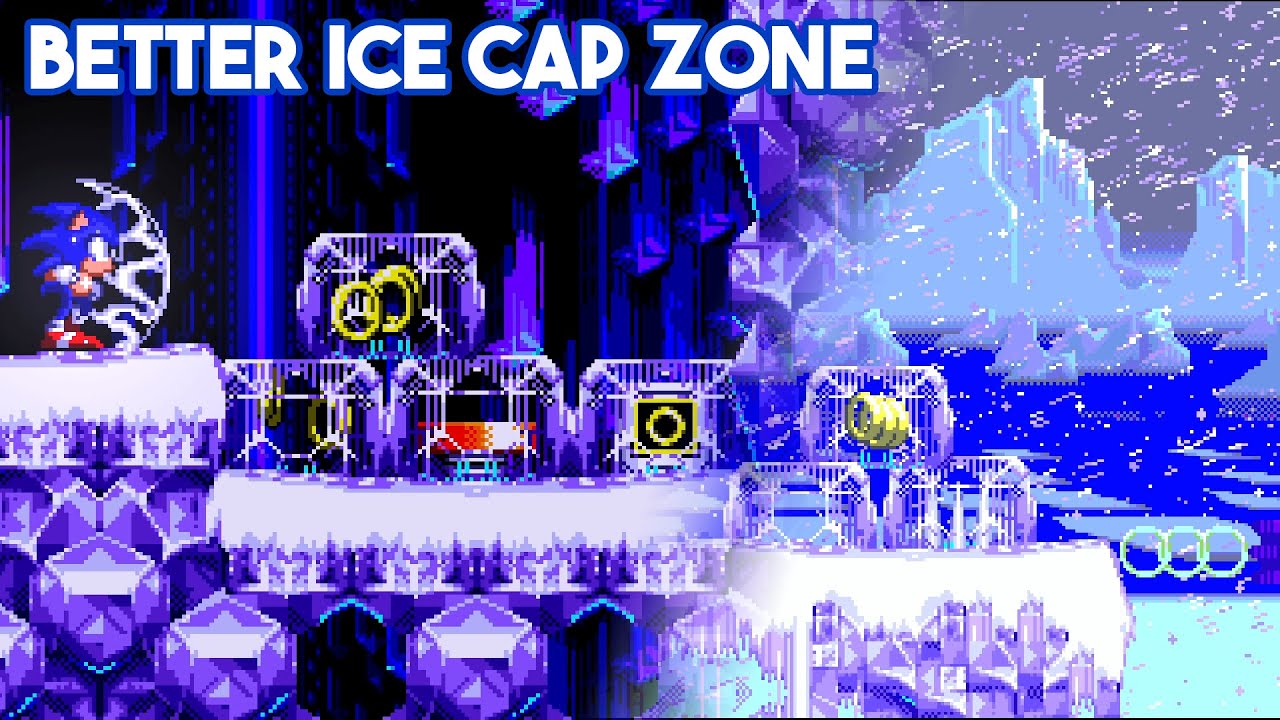 Improved Ice Cap Zone in Sonic 3 A.I.R. (with Weather & Lighting ...