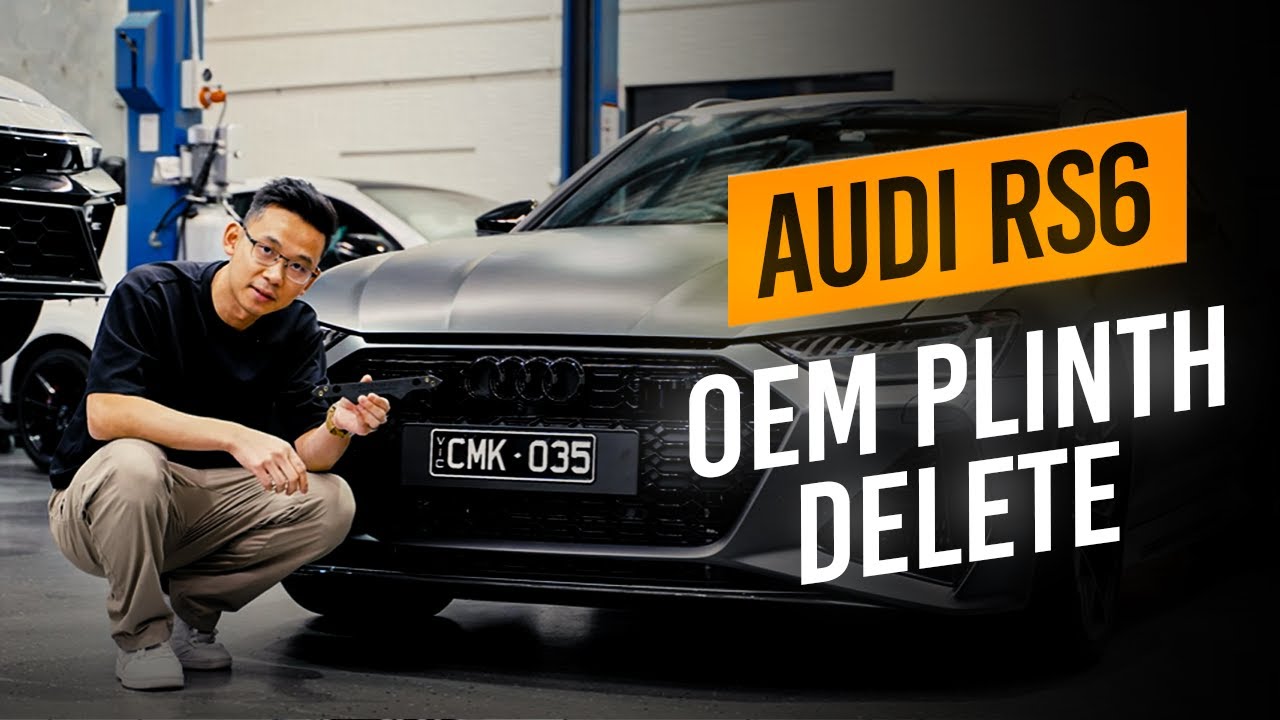 How to Install License Plates on an Audi RS6 | Flow Brackets - YouTube