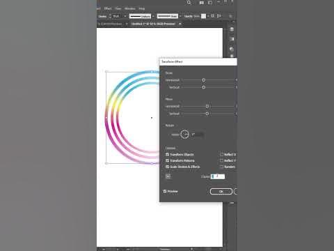 Tutorial illustrator Distort & transform in illustrator - tutorial illustrator | BonART #shorts ...
