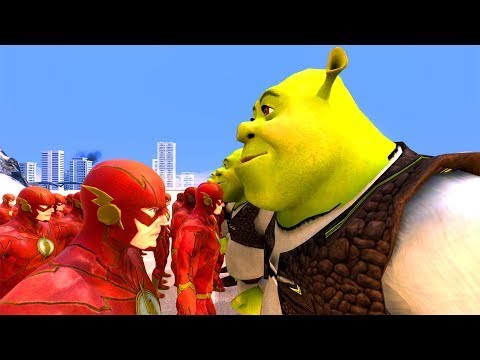 Shrek vs Flash