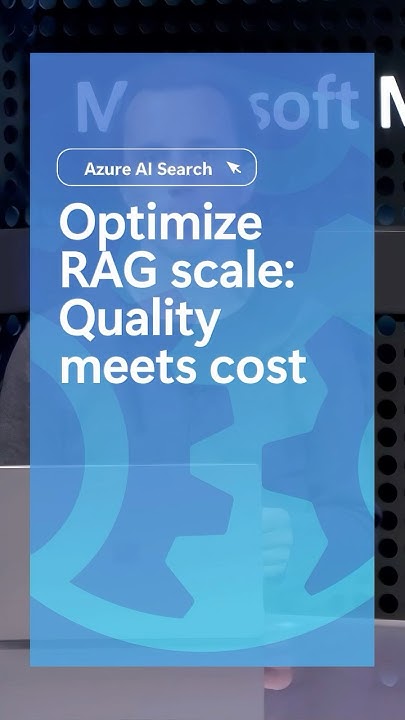 Optimize RAG scale: Quality meets cost - YouTube