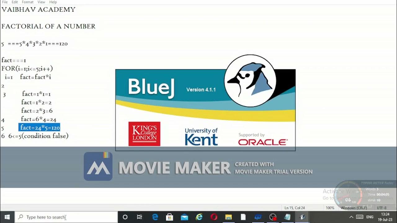 Complete explanation of factorial of a number with full programming ...